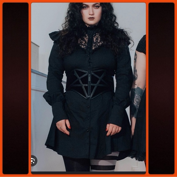 Killstar | Dresses | Killstar Black Lace Gothic Dress | Poshmark